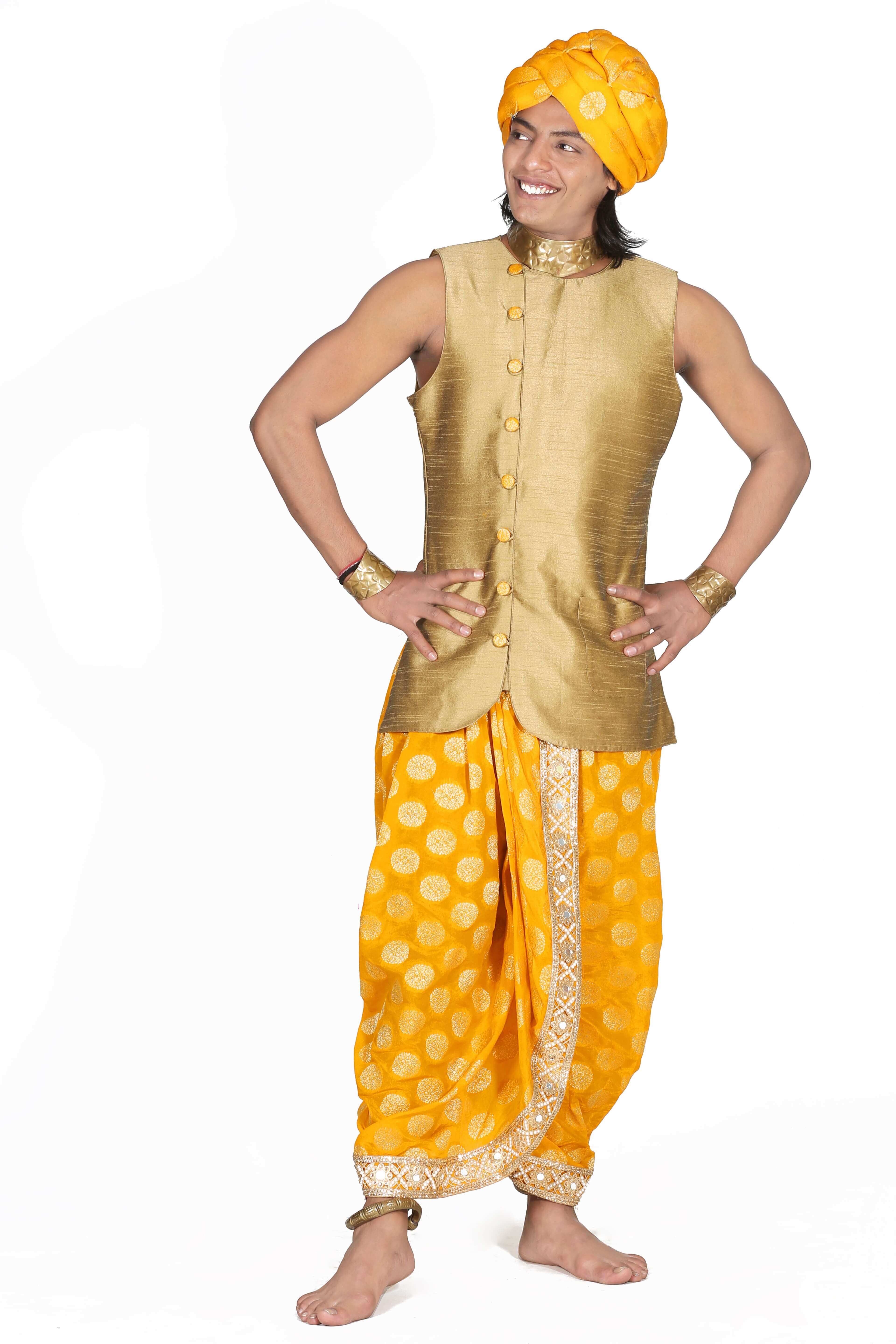 Indian Ethnic Dhoti Kurta Costume - Zai Fashion
